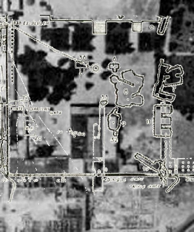 Areal View of Temple Mount in Jerusalem